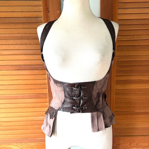 Lip Service | Tops | Vintage Lip Service Desert Exile Steampunk Brown ...